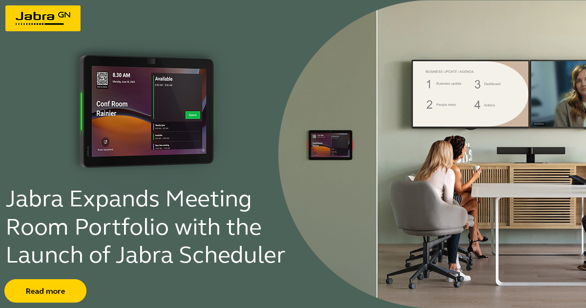 Jabra Expands Meeting Room Portfolio with the Launch of Jabra Scheduler