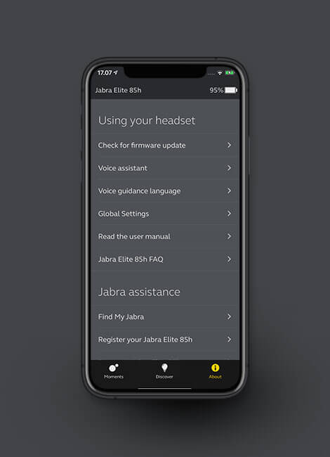 Further enhance your Jabra headphones - Get the Jabra Sound+ App